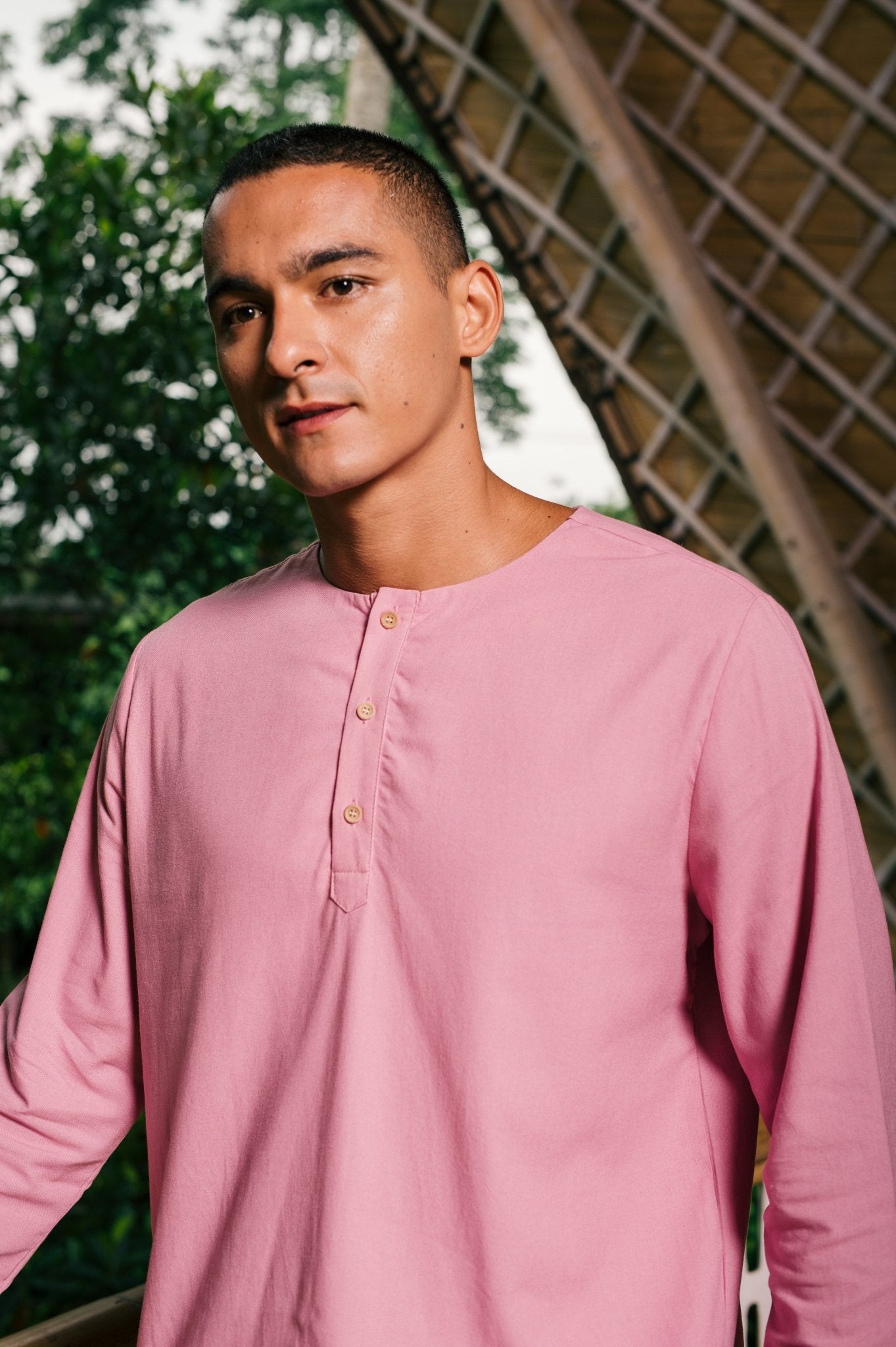 The Embun Collection - Men Kurta in Lavender Pink for Raya | Umbi